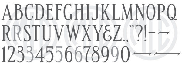 MLC Spacerite Condensed Roman Handcut – MLC