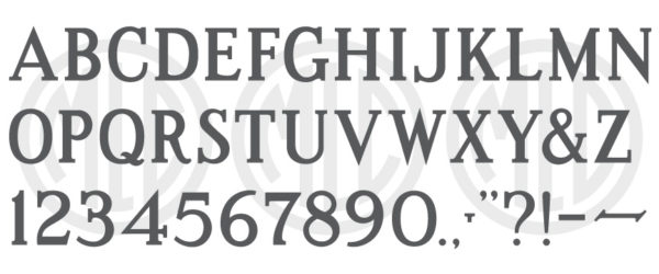 MLC ScotchKut Raised Modified Roman – MLC